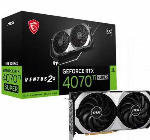 MSI Ventus 2x RTX 4070 Ti Super OC новая гарантия