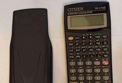 Инженерный калькулятор Citizen SR-270II