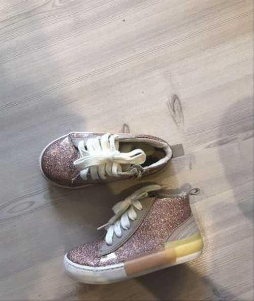 Кеды детские zara на девочку 25 р