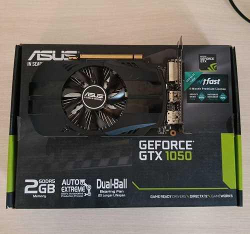 Видеокарта nvidia GTX 1050 asus