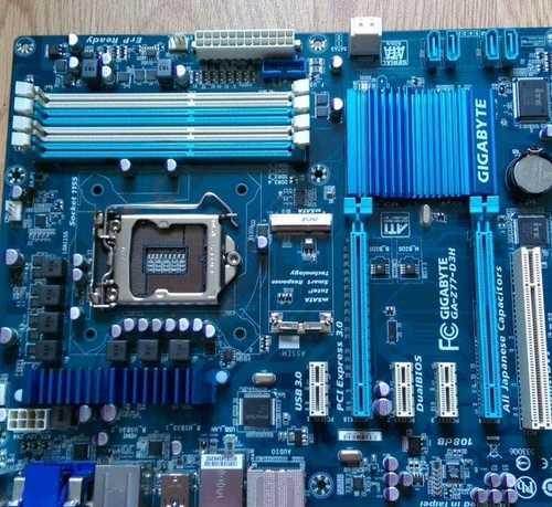 Материнская плата gigabyte GA-Z77-D3H (s1155)