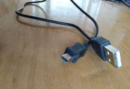 Кабель переходник USB - miniUSB