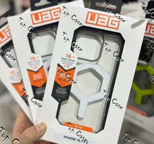 Чехол с magsafe Uag Plyo iPhone 16 Pro (Ash