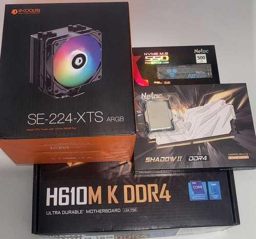 Комлект 12400F 32Gb 500GB H610M SE-224-XTS