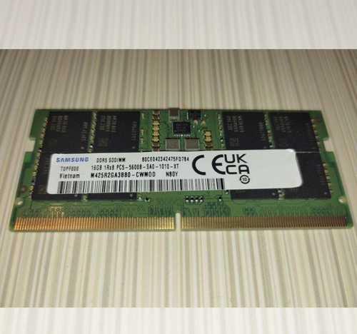 Ddr5 16gb 5600 samsung sodimm