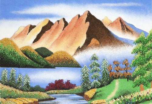 Интерьерная картина Горы из самоцветов