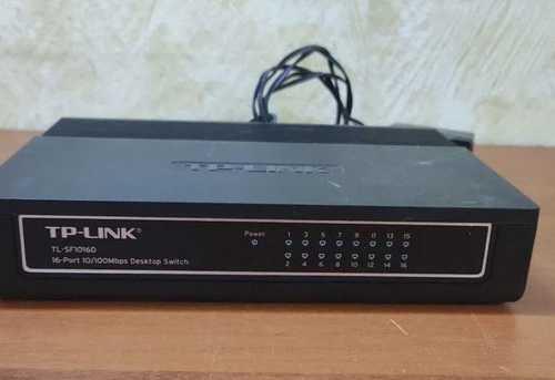 Коммутатор TP- Link TL-SF1016D