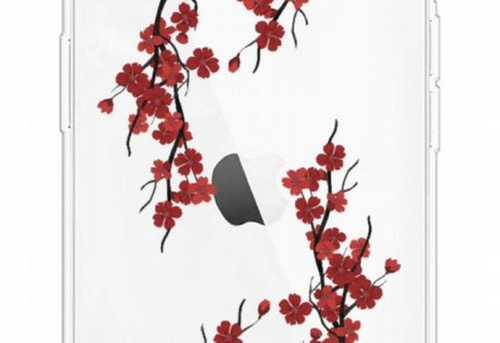 Чехол на Apple iPhone 15 Plus "Красная сакура"