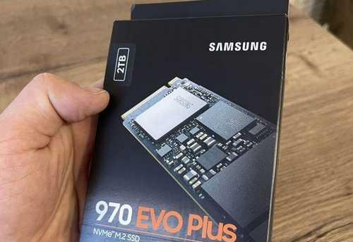 Новый Samsung 970 EVO Plus NVMe M.2 SSD 2 TB