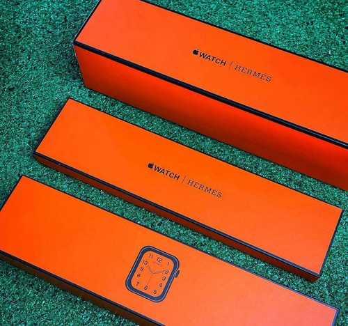 Смарт часы apple watch hermes (блок в подарок)