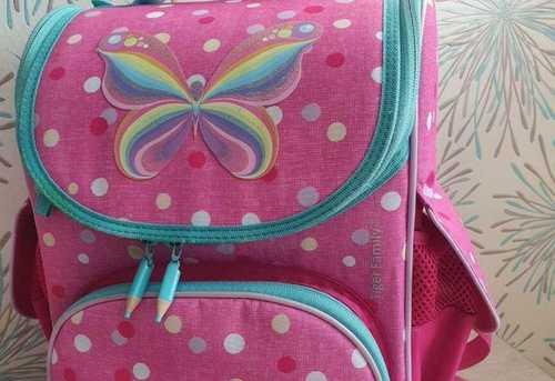 Рюкзак ранец школьный / кружков для девочки