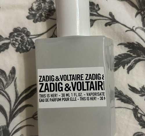 Духи женские zadig voltaire