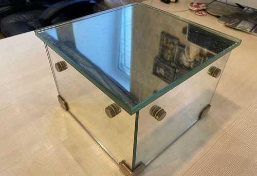 Подставка зеркальная кубик