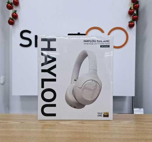 Беспроводные наушники haylou S35 ANC White