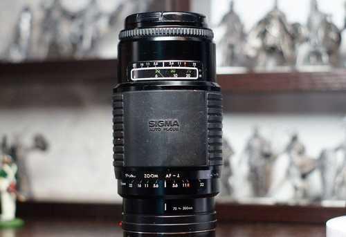 Sigma 75-300mm AF F4.5-5.6 zoom (Minolta A)