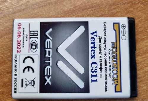 Аккумуляторы для телефонов Vertex разные
