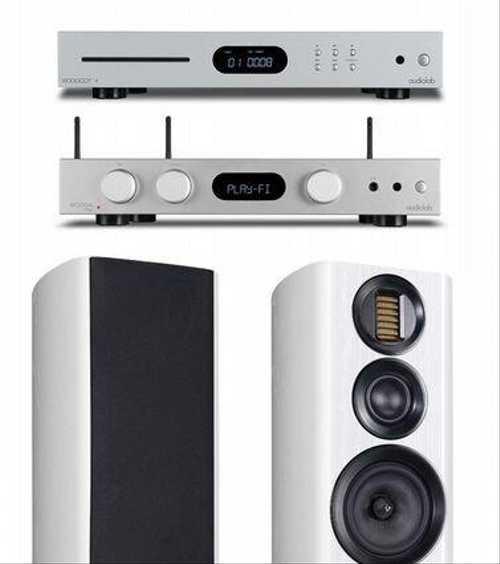 Комплект Wharfedale EVO 4.2 White + AudioLab 6000