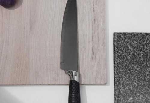 Нож кухонный с антиналипающим покрытием Доляна «Су