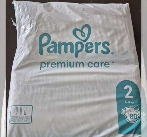 Подгузники Pampers premium care 2