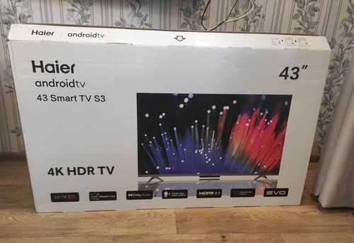 Новый телевизор LED Haier 43 SMART TV S3