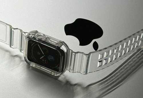 Apple watch прозрачный ремешок