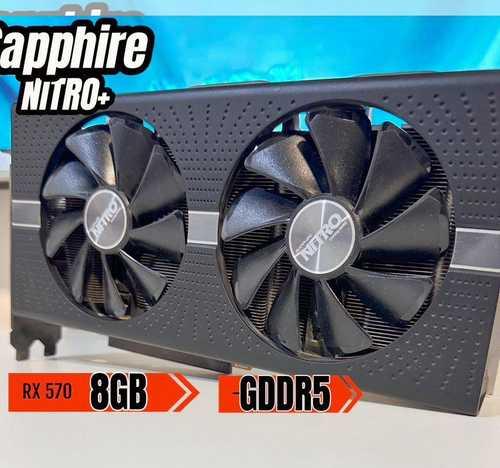 Видеокарта Sapphire Nitro RX 570 8gb