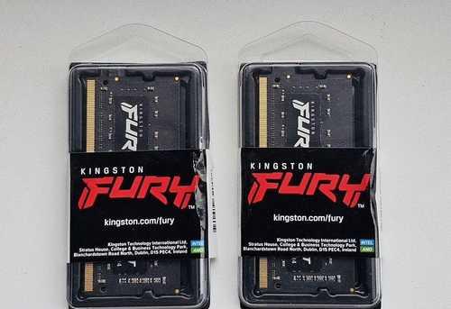 Память Kingston Fury DDR4 Sodimm 32Gb (2*16gb)