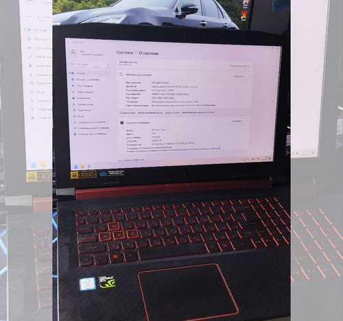 15.6" Acer Nitro 5 AN515-52, Core i7, RAM 12ГБ, 1256 ГБ, GeForce GTX 1050 Ti 4 ГБ