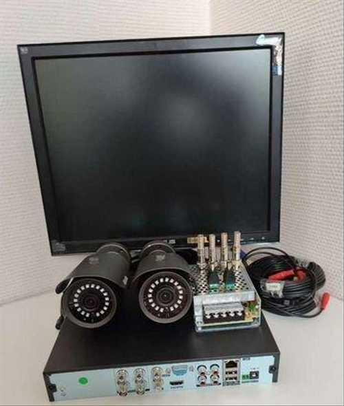 Комплект видеонаблюдения AHD 5MP на две камеры