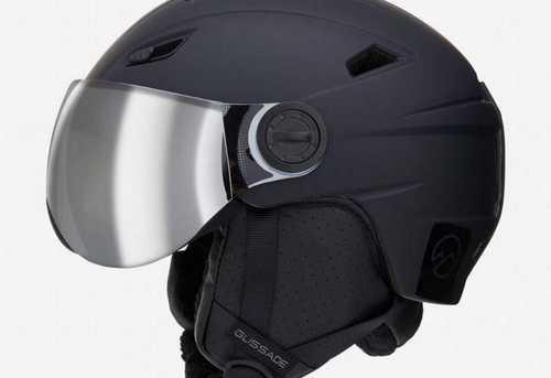 Новый горнолыжный шлем с визором Glissade