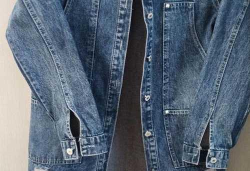 Куртка джинсовая удлиненная 44-46