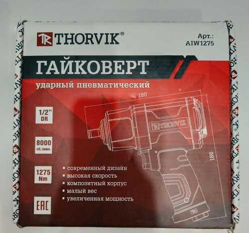 Гайковерт пневматический 1/2" Thorvik AIW1275