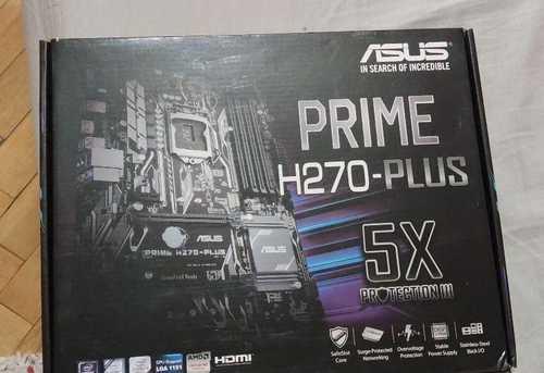 Продам материнскую плату asus prime H270-plus