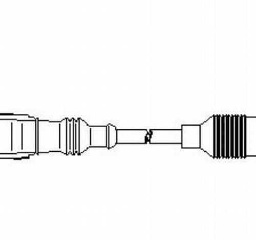 Bremi 110/60 Провод высоковольтный\ VW Golf/Polo, Seat Cordoba/Ibiza 1.8/2.0i 88-02