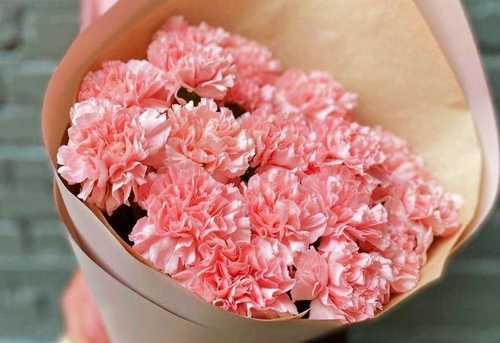 Букет розовых Гвоздик, букет в подарок