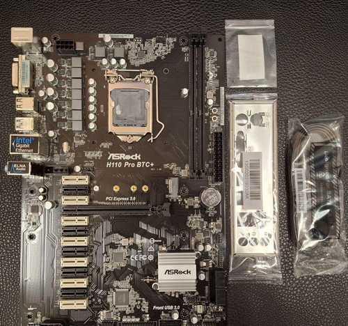 Материнская плата Asrock BTC  H110 Pro