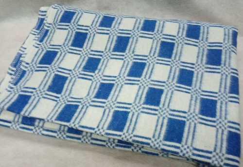 Одеяло байковое 140х205 см синее