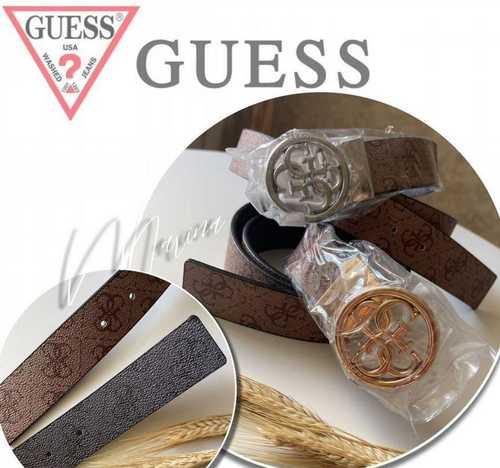 Новый двусторонний ремень guess