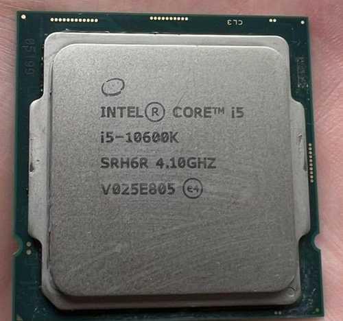 Процессор intel core i5 10600к