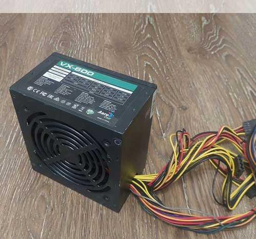 Блок питания 600w VX-600 AeroCool