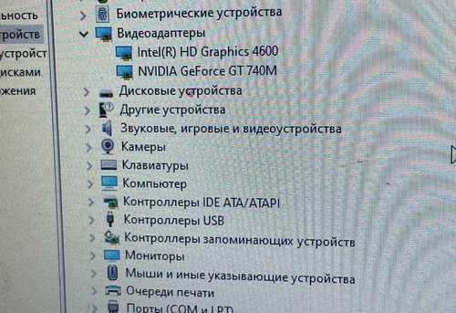 Игровой ноутбук HP i5, GT740m