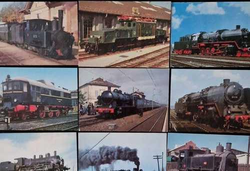 Почтовые открытки локомотивы