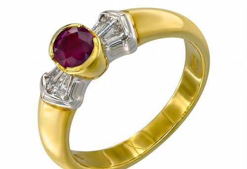 Золотое кольцо Moraglione с рубином и бриллиантами