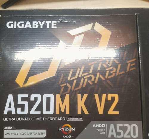 Материнская плата gigabyte a520m k v2