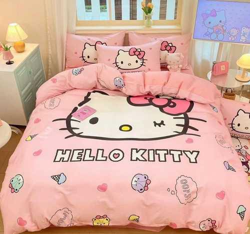 Постельное бельё Hello Kitty