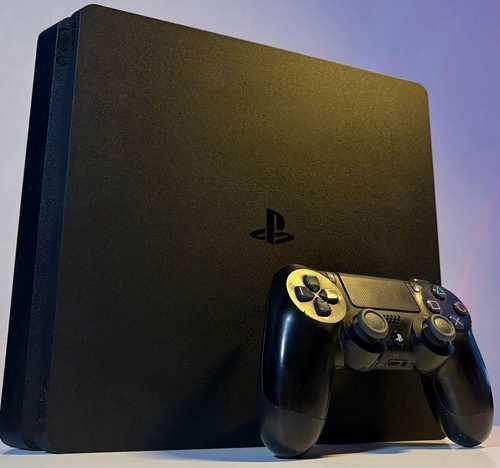 Sony PlayStation 4 Slim, 500 гб, 2 геймпада