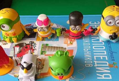 Игрушки Angry Birds и Миньоны