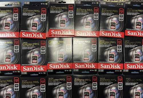 Sandisk Extreme Pro sdxc UHS-I 256GB 200/90