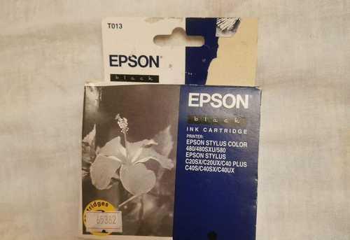 Картридж для принтера Epson T013 черный black