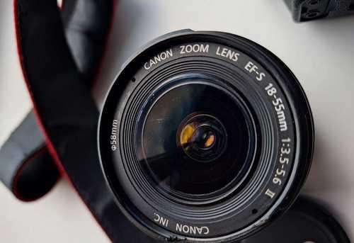 Объектив Canon EF-S 18-55mm 3.5- 5.6
